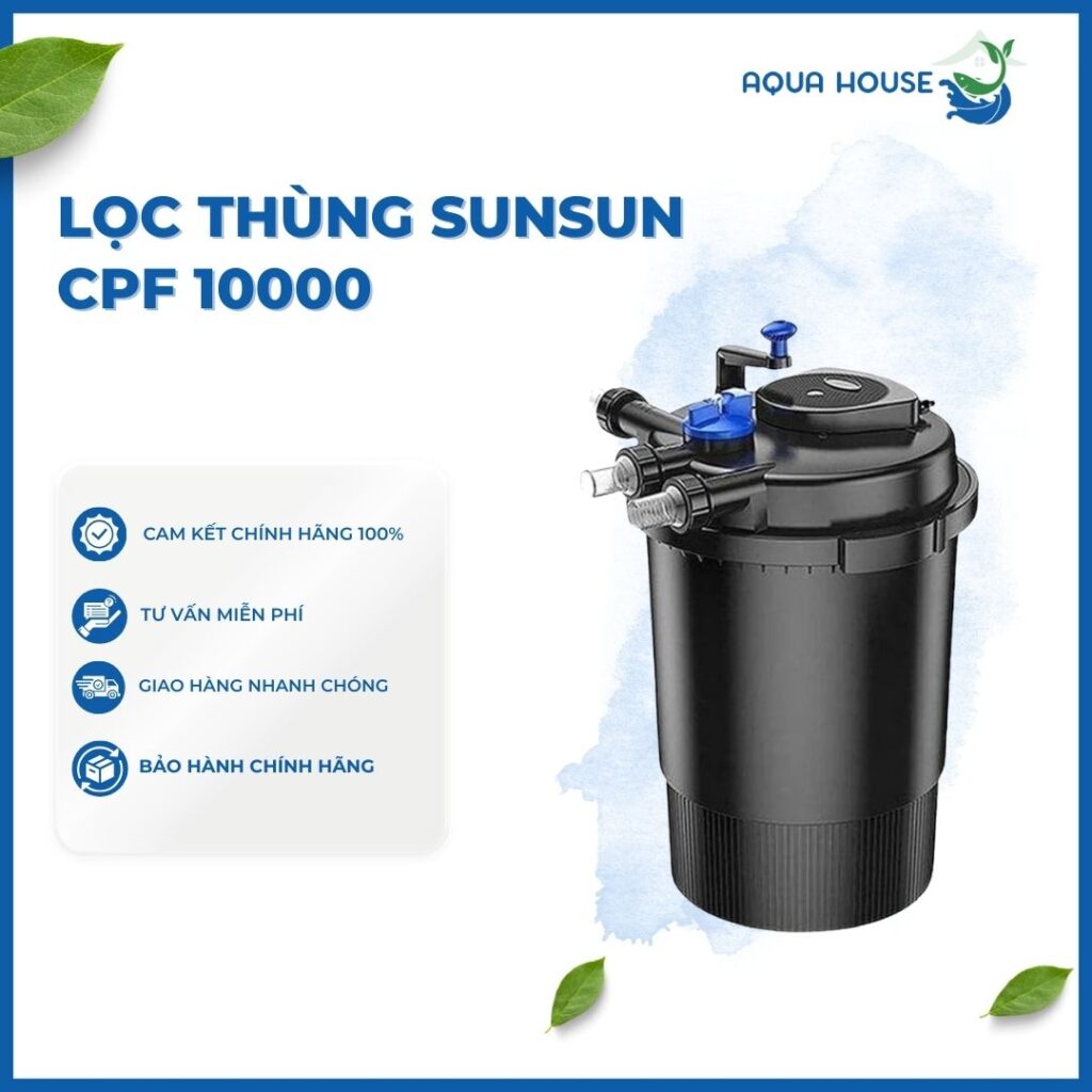 LỌC THÙNG BỂ CÁ HỒ CÁ KOI SUNSUN CPF 10000/CPF 15000/ CPF 20000/ CPF 30000