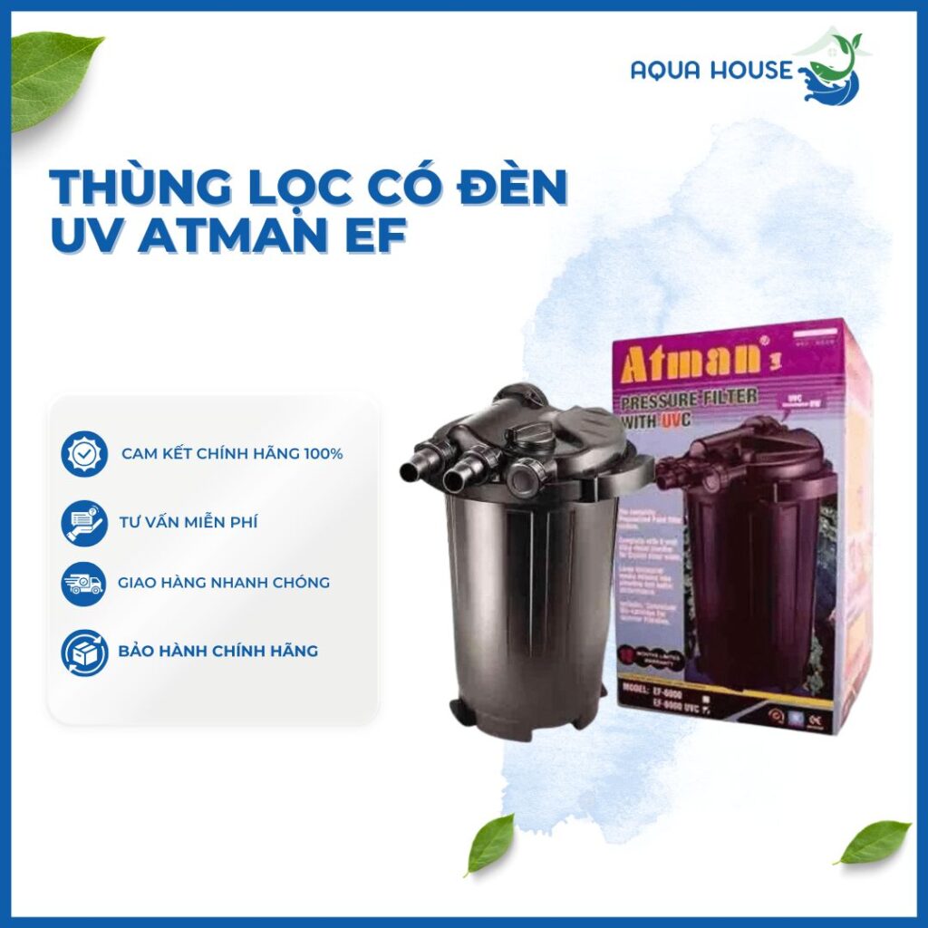 Thùng Lọc Có Đèn Uv Atman Ef 3000uv/Ef 6000uvc - Aqua House - Phụ Kiện ...